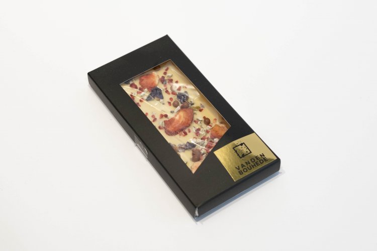 tablet bio fruit wit - Chocolaterie Vandenbouhede